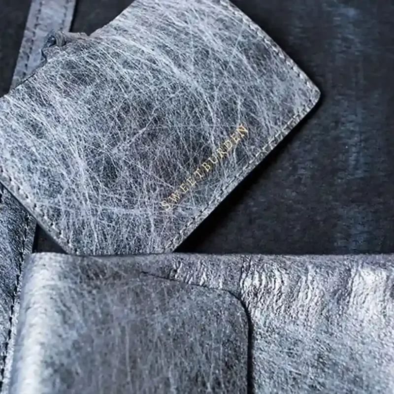 Sweet Burden Silk Infused Leather Knife Roll Bag - Jende Industries