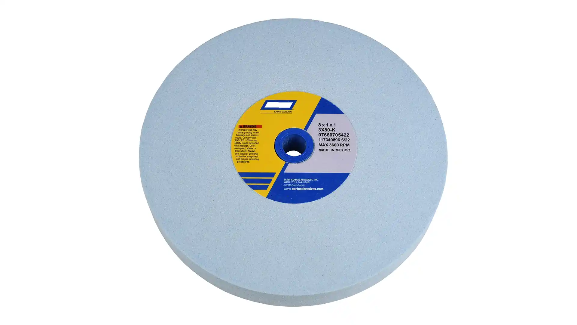 Norton 3X Blue Grinding Wheel K Grade - Jende Industries